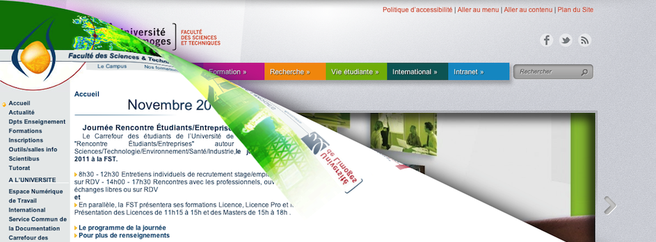 nouveau-site FST 2 - Faculté des Sciences & Techniques